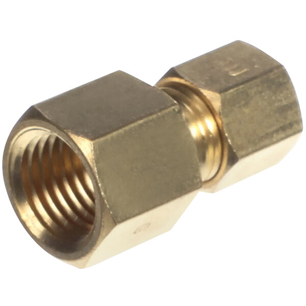 Crown Steam 9814-2 Brass Comp. Conn; 1/4" T X 1/4" Fpt