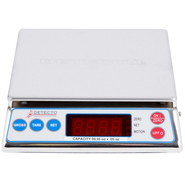 Cardinal Detecto AP-6 6 lb. Digital All-Purpose Portion Control Scale ...
