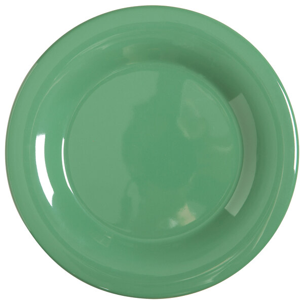 GET WP-9-FG Diamond Mardi Gras 9" Rainforest Green Wide Rim Round ...