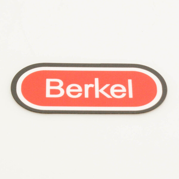 Berkel 01-403175-00152 Name Plate
