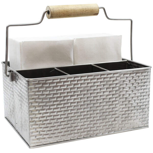 Tablecraft GPSSCADDY Brickhouse 10 3/4" x 8 1/2" Stainless Steel ...