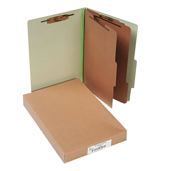 Acco 16046 Legal Size Classification Folder - 10/Box