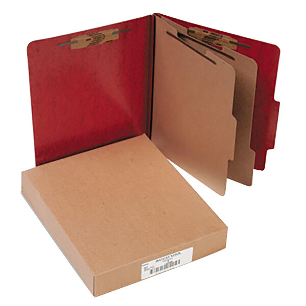 Acco 15006 Letter Size Classification Folder - 10/Box