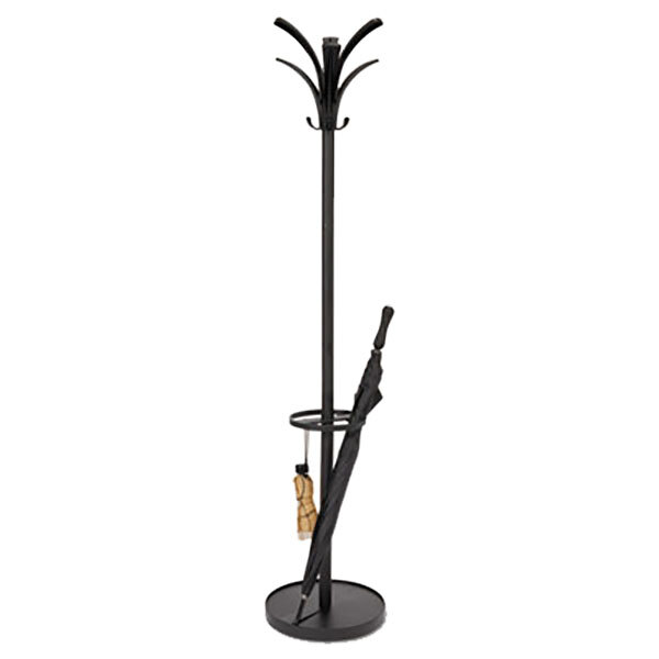 Alba PMBRION 13 3/4" x 66 1/4" Black Brio Coat Stand | Alba ABAPMBRION