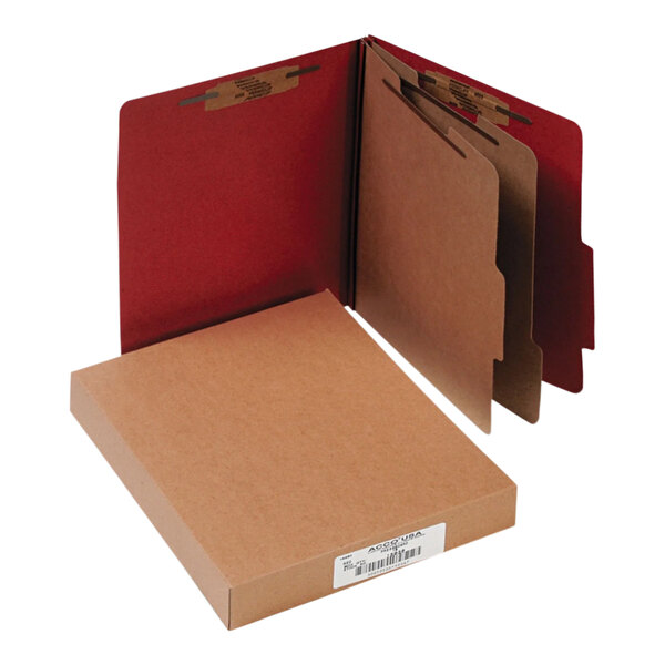 Acco 15036 Letter Size Classification Folder - 10/Box