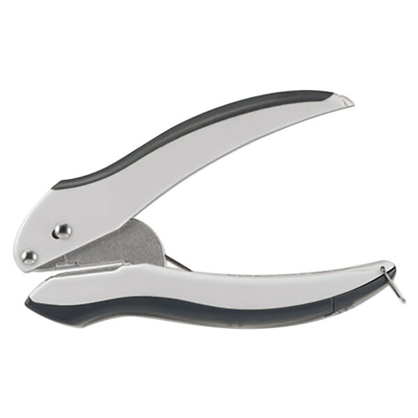 PaperPro 2402 inLIGHT 10 Sheet Gray Handheld 1 Hole Punch with Rubber ...