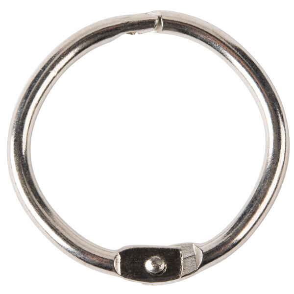 Acco 72202 1" Diameter Metal Book Ring - 100/Box