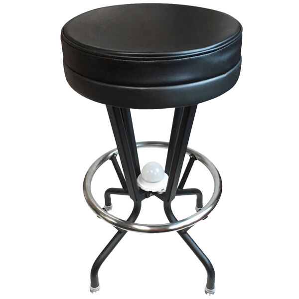 Holland Bar Stool L500030ArmyBlkVinyl United States Army Indoor ...