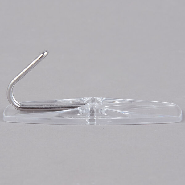 3M 17065CLR6ES Command™ Clear Medium Wire Toggle Hook - 6/Pack