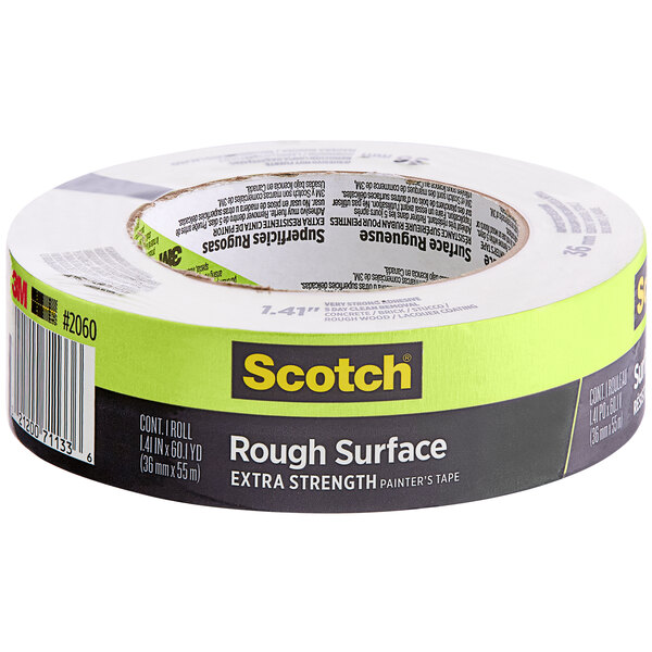3M 2060-36A Scotch® 1 7/16" x 60 Yards Green Masking Tape