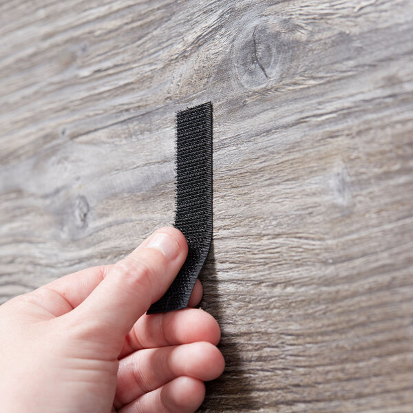 3M RF4731 Scotch™ 3" x 3/4" Black Multi-Purpose Fastener Set - 2/Pack