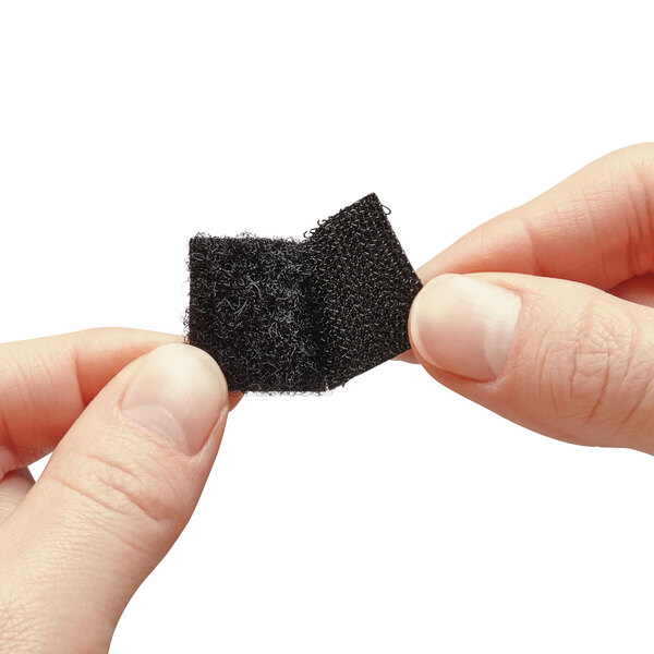 3M RF7021 Scotch™ 7/8" Black Multi-Purpose Fastener Set - 6/Pack