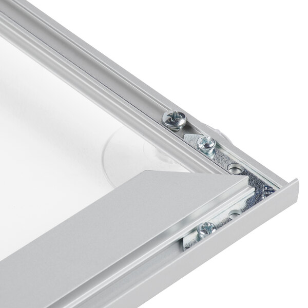 Aarco OTW118 8 1/2" x 11" Aluminum Window Mount Slide Frame