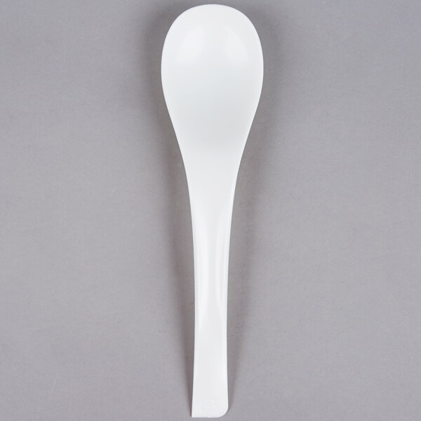 Eco-Products EP-SP10 Regalia 10" White Compostable PLA Plastic Serving ...
