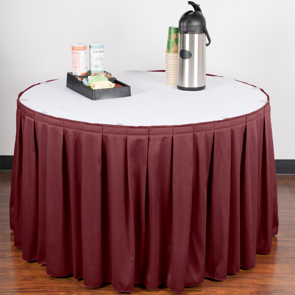 Box Pleat Table Skirt