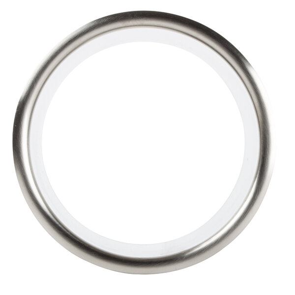 San Jamar L360C Stainless Steel Large Round In-Counter Trash Chute