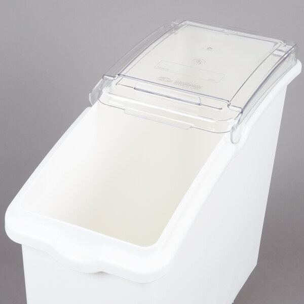 Continental 9321 21 Gallon / 335 Cup White Slant Top Mobile Ingredient ...