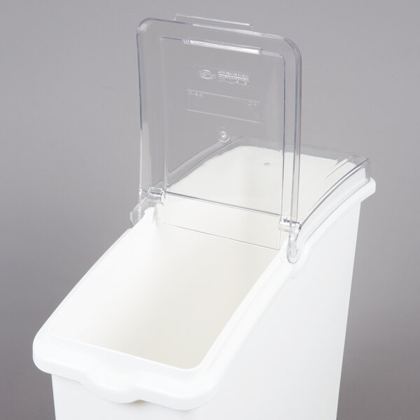 Continental 9321 21 Gallon / 335 Cup White Slant Top Mobile Ingredient ...