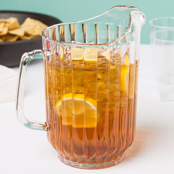 Cambro P600CW135 Camwear 60 oz. Clear Plastic Pitcher