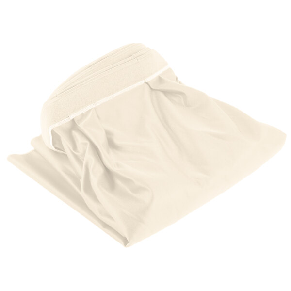 Snap Drape 5412GC29C2-756 Wyndham 21' 6" x 29" Bone Continuous Pleat ...