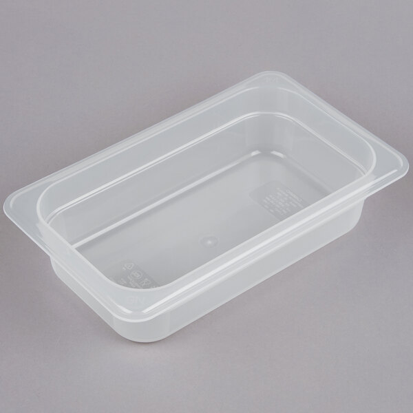 Cambro 42PP190 1/4 Size Translucent Polypropylene Food Pan - 2 1/2" Deep