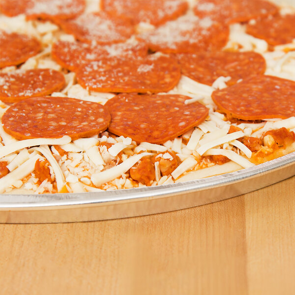 D&W Fine Pack 19120 13" Foil Pizza Pan - 25/Pack