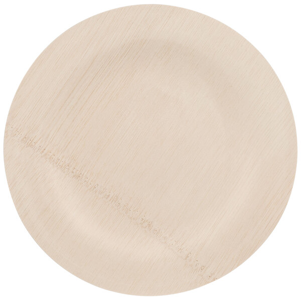 Bambu® 060900 Veneerware® 7" Disposable Bamboo Plate - 25/Pack