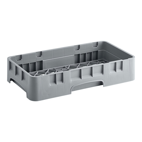 Cambro HBR258151 Soft Gray Camrack Half Size Open Base Rack