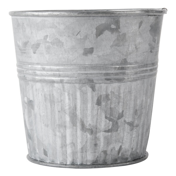 American Metalcraft GFC335 24 oz. Galvanized Metal French Fry Cup
