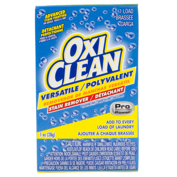 OxiClean 1 oz. Versatile Powder Stain Remover Box for Coin Vending ...
