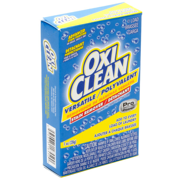 OxiClean 1 oz. Versatile Powder Stain Remover Box for Coin Vending ...