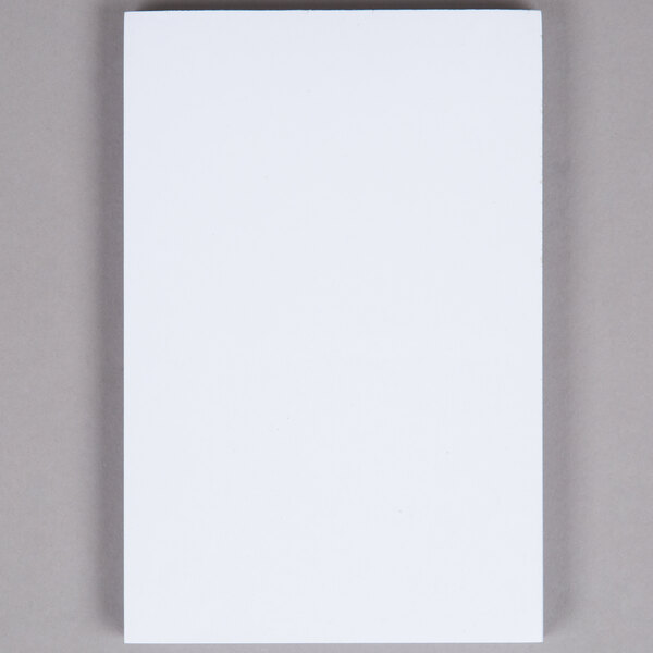 Scratch Pad, White, 6" x 4" - 100/Case | WebstaurantStore