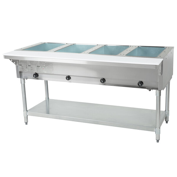 Eagle Group DHT4 Open Well Four Pan Electric Hot Food Table - 240V