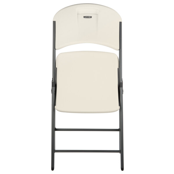 Lifetime 2803 Almond Contoured Folding Chair