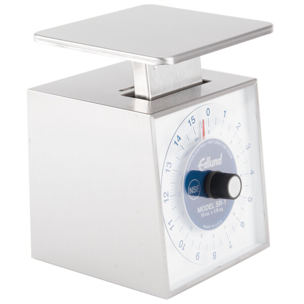 Edlund SR-1 Premier Series 16 oz. Mechanical Portion Scale with 6" x 6 ...