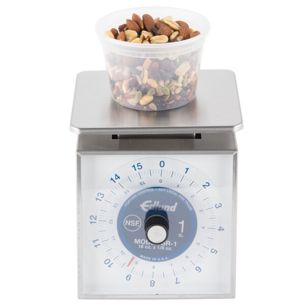 Edlund SR-1 Premier Series 16 oz. Mechanical Portion Scale with 6" x 6 ...