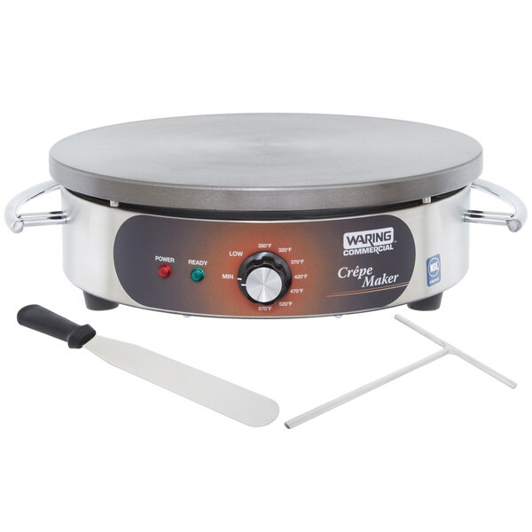 Waring WSC165B 16" Round Crepe Maker - 208/240V, 2170/2880W