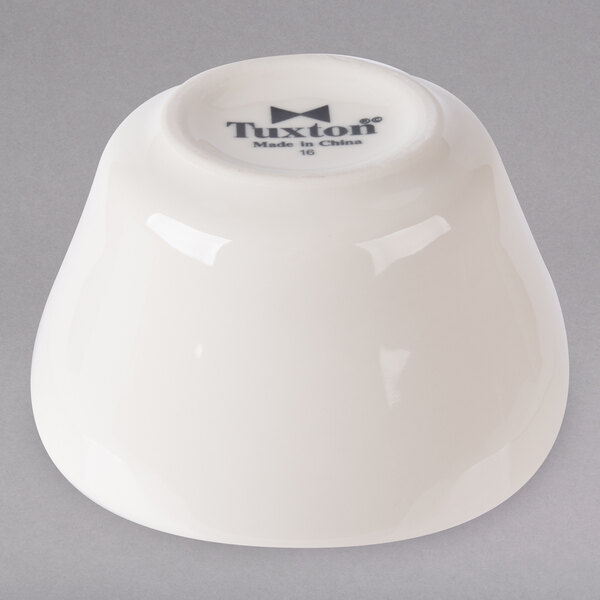 Tuxton TRE-004 Reno / Nevada 8 oz. Eggshell China Bouillon Cup - 36/Case