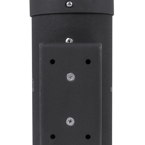 Aarco Black Wall Mounted Cigarette / Ash Receptacle SB15W