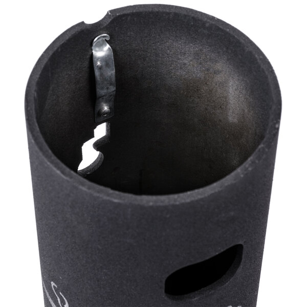 Aarco Black Wall Mounted Cigarette / Ash Receptacle SB15W