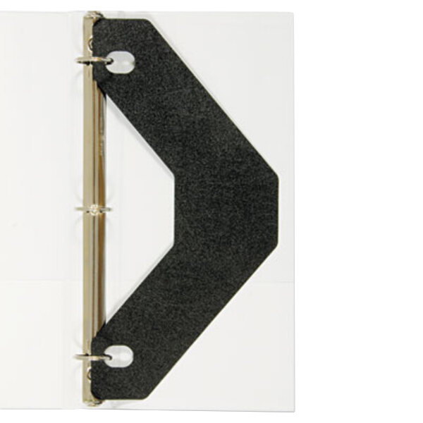 Avery® 75225 Black Triangle-Shaped Three-Ring Binder Sheet Lifter - 2/Pack
