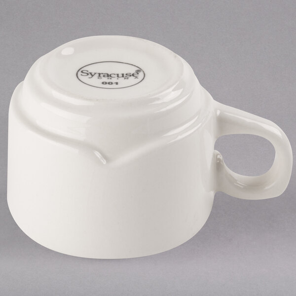 Libbey 902903001 Flint Barista 3 oz. Ivory (American White) Porcelain ...