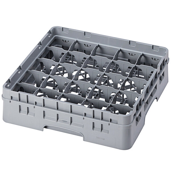 Cambro 25S318151 Camrack 3 5/8" High Customizable Soft Gray 25 ...