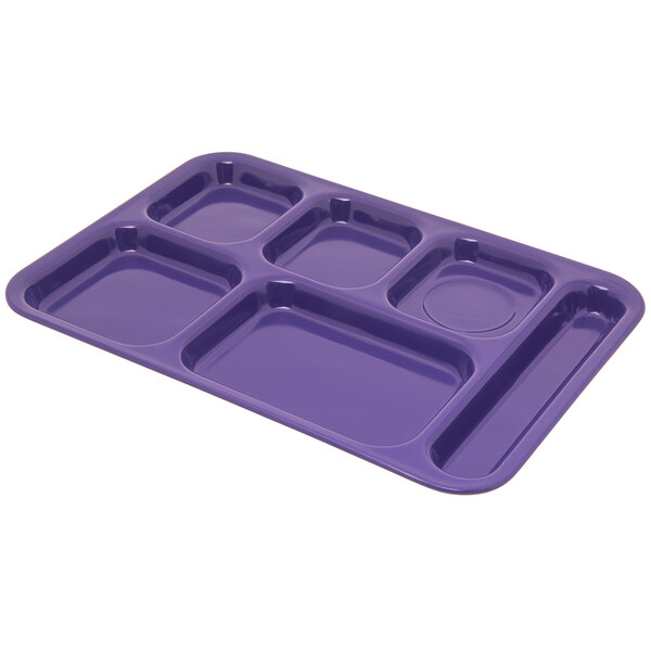 Carlisle 4398887 10" x 14" Right Handed Heavy-Duty Melamine NSF Purple ...