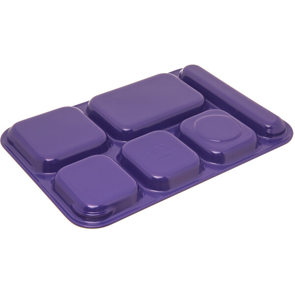 Carlisle 4398887 10" x 14" Right Handed Heavy-Duty Melamine NSF Purple ...