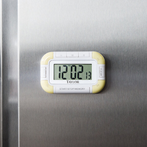 Taylor 5862 Digital 4 Channel 100 Hour Kitchen Timer with Clock