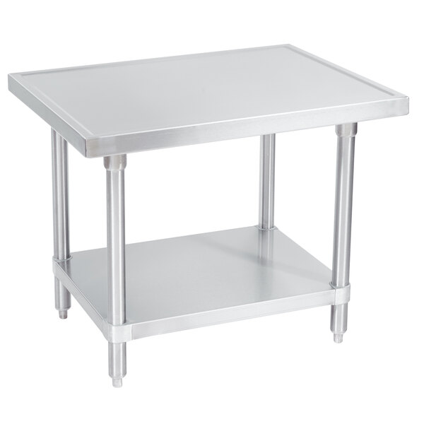 Advance Tabco SAG-MT-302 30" x 24" Stainless Steel Mixer Table with ...