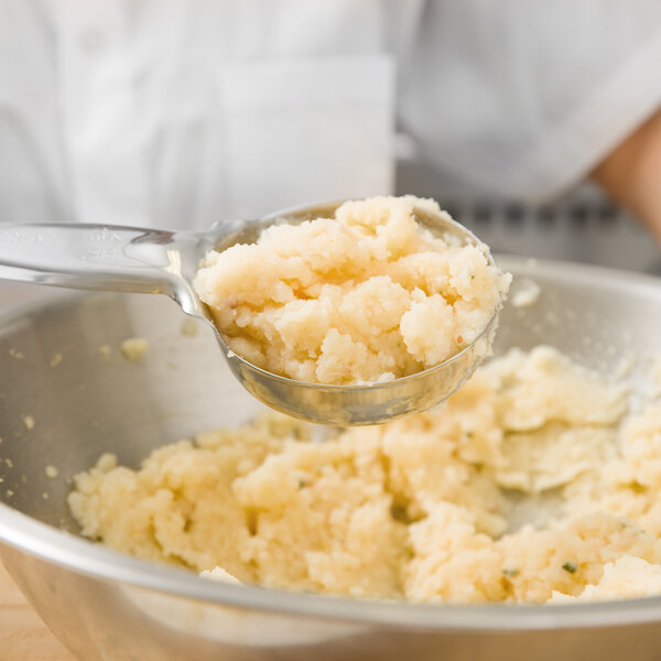 Vollrath 6433420 Jacob's Pride 4 oz. Black Solid Round Spoodle® Portion ...