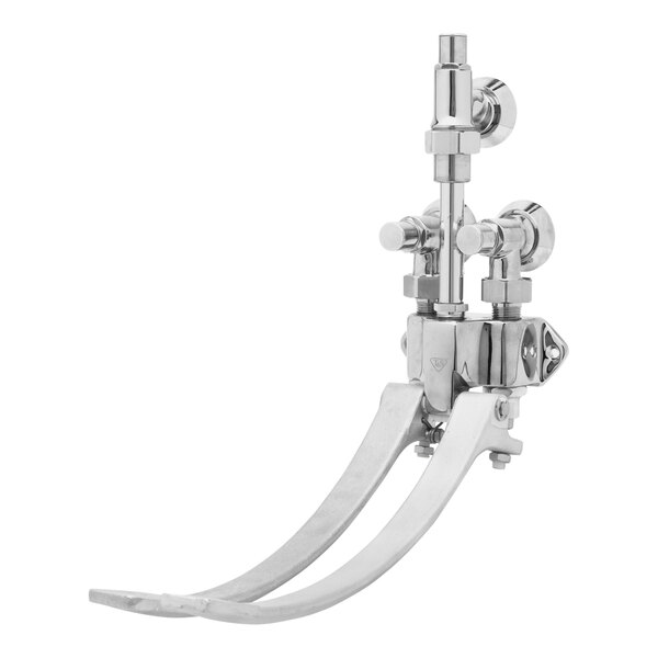 T&S B-0504-01 Double Pedal Valve Wall Mounted with Vertical Loose Key ...