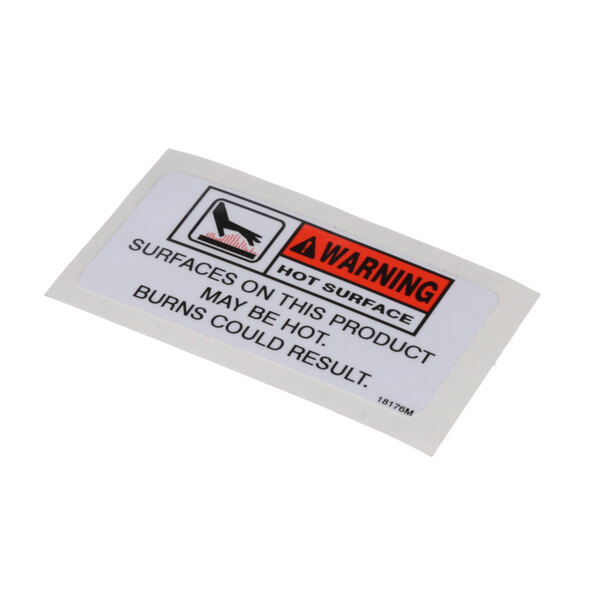 Henny Penny 18176 Label